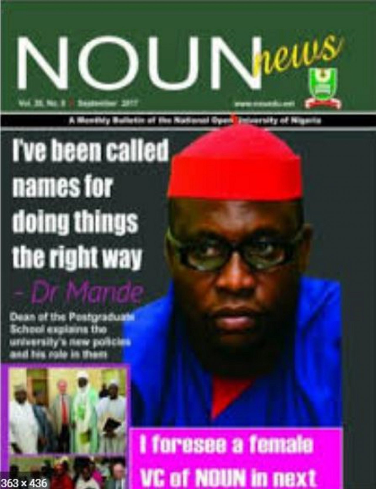 NOUN Monthly Magazine | NOUN